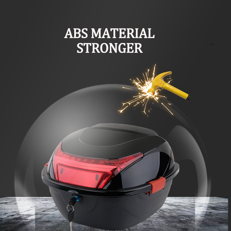 Motorcycle Trunk Box TOP BOX 38L Compartment General Storage Box motor ...