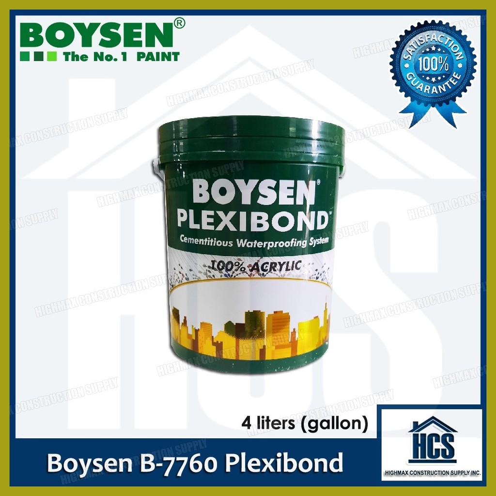 Boysen B-7760 Plexibond Cementitious Waterproofing System 4 liters ...