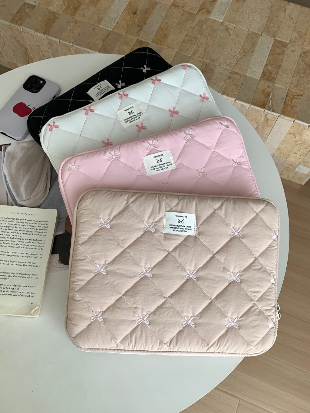Laptop Bag Ins Original Cool Bow Shockproof Tablet PC Liner Package ...
