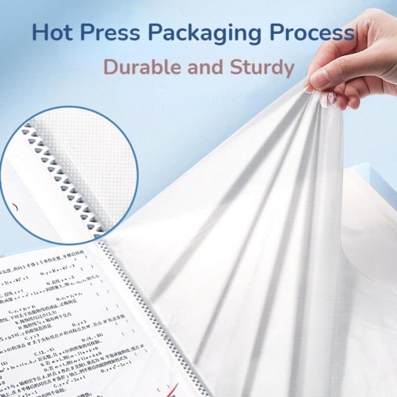 Long Clear Book Transparent Inner Page File Folder Document Organizers ...