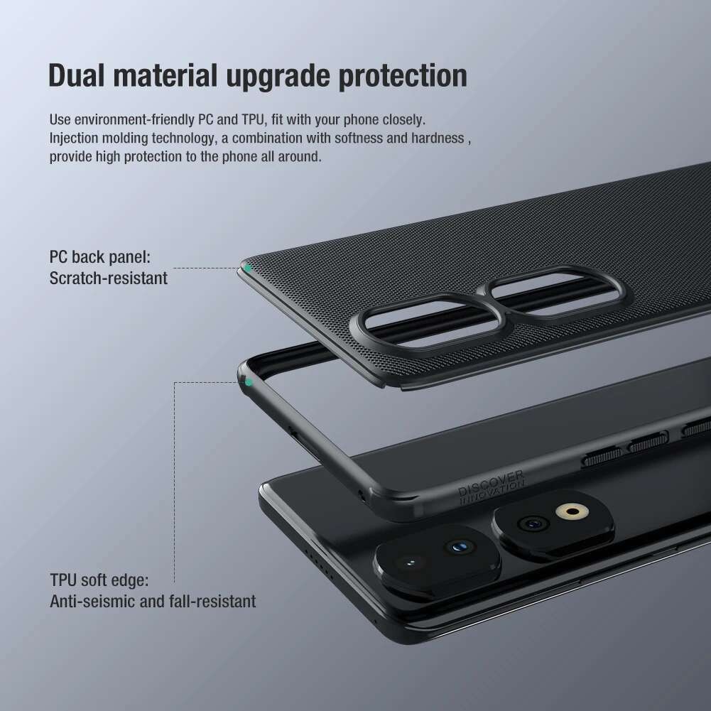 For Nillkin Honor / 90 Case er Frosted Pro Shield TPU Frame at Ultra ...