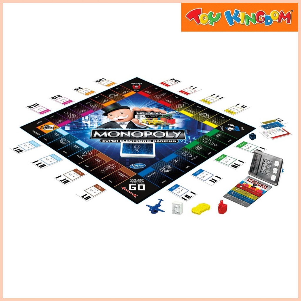 ∇ Hasbro Gaming Monopoly Super Electronic Banking Board Game | Shopee ...