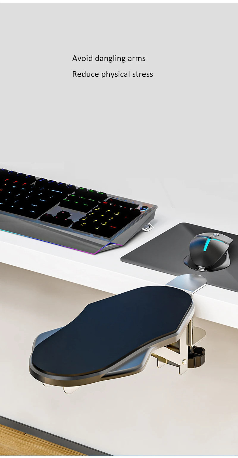Adjustable Ergonomic Armrest Support Extension, Wrist Rest for Computer ...