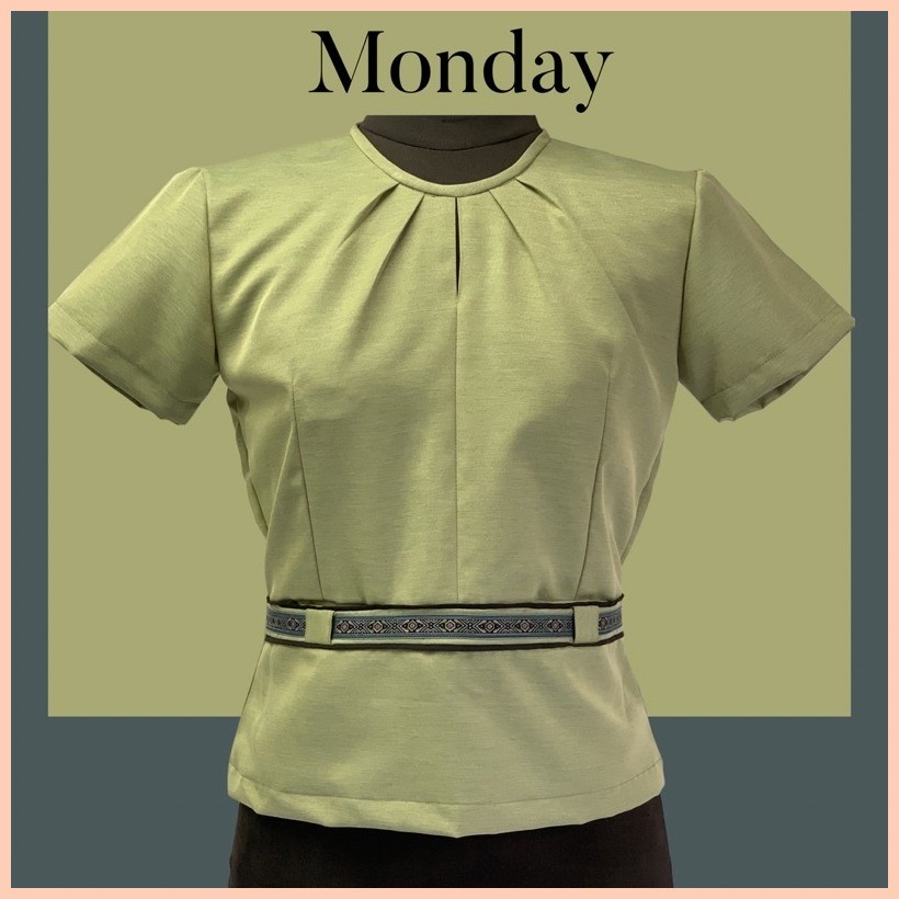 ⊙ DepEd Teachers Uniform RTW ready to wear Monday and Tuesday ( Blouse ...