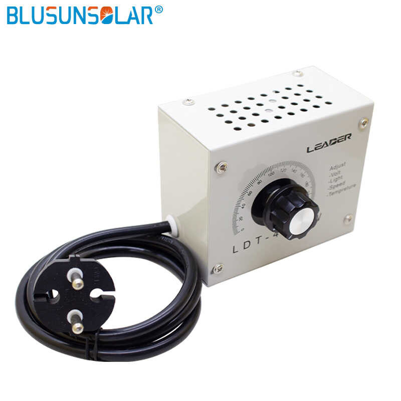 220V AC SCR Dimmer Portable Speed Temperature Light Voltage Adjustable ...