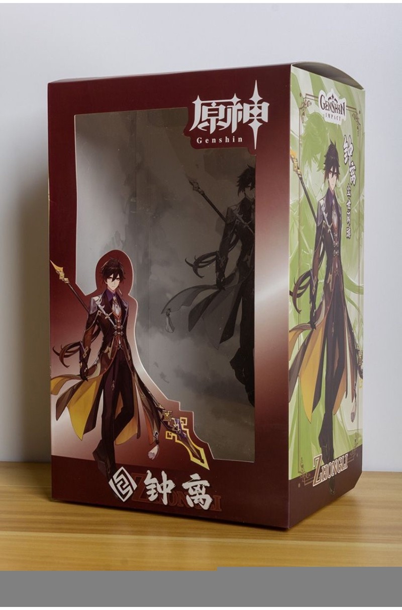 Game Genshin Impact Zhongli Action Figure PVC Collection Model Doll ...