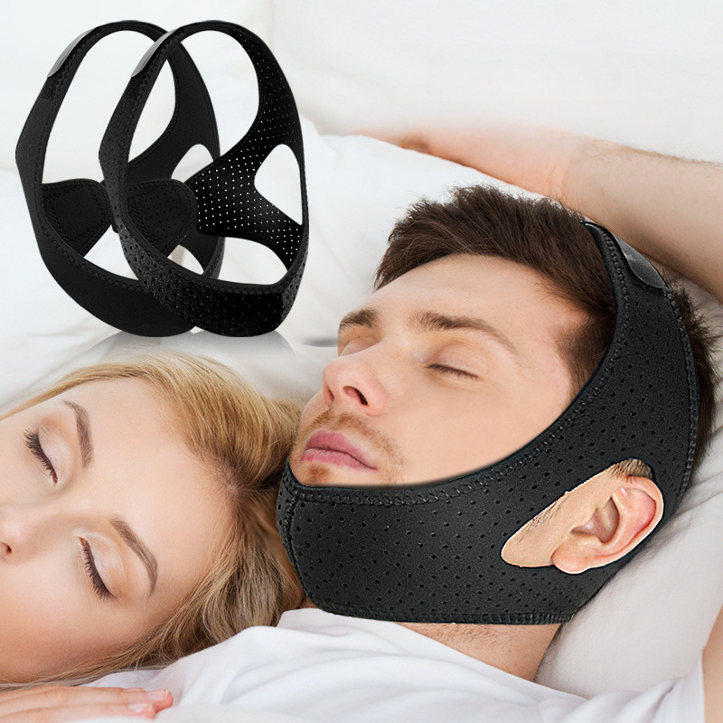 Anti Snore Belt Stop Snoring Chin Strap Woman Man Night Sleeping ...