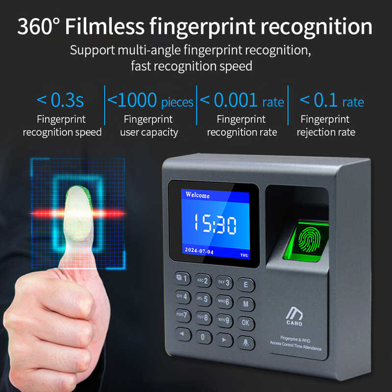 215 RFID Fingerprint Access Control System Smart Door Lock Electronic ...