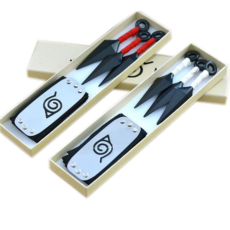 in stock Anime Naruto Role Accessories Set Naruto Cosplay Shuriken ...