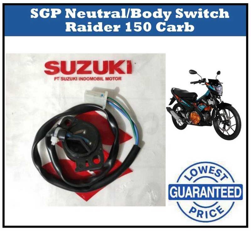 LY BODY SWITCH / NEUTRAL SENSOR FOR RAIDER 150 CARB (Suzuki GENUINE PAR ...