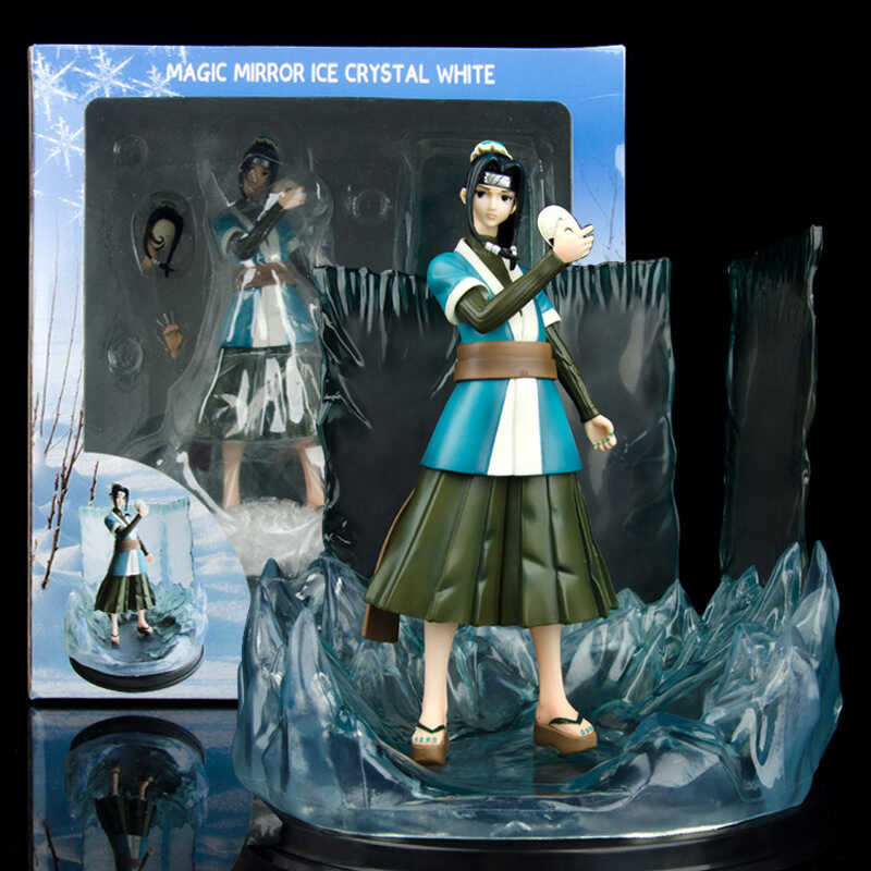 Naruto GK Mirror Ice Crystal Mist Ninja White Statue Box Set Handmade ...