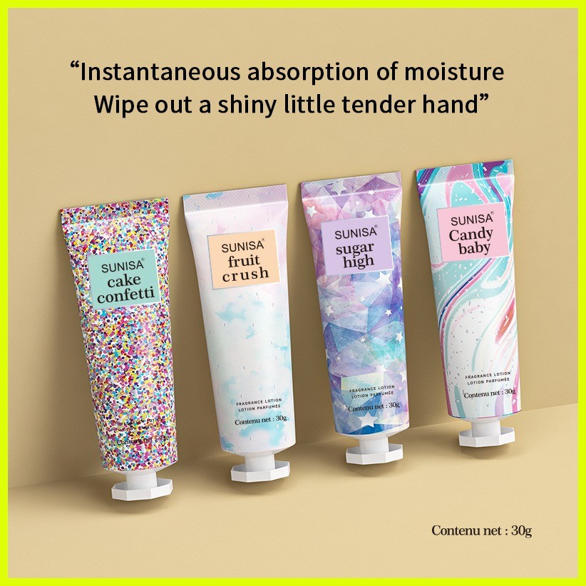 ZX HOMES [BUY 1 TAKE 1] 4pcs Set Sunisa Hand Cream 30g Fragrance Lotion ...