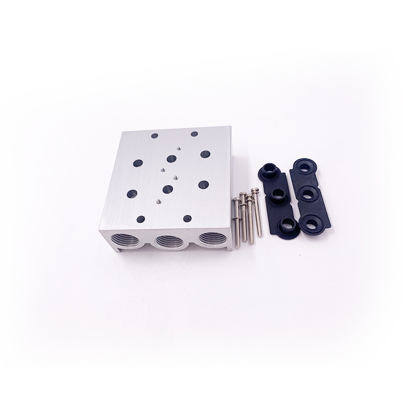 Electromagnetic valve VUVS-LK20 manifold air path assembly installation ...