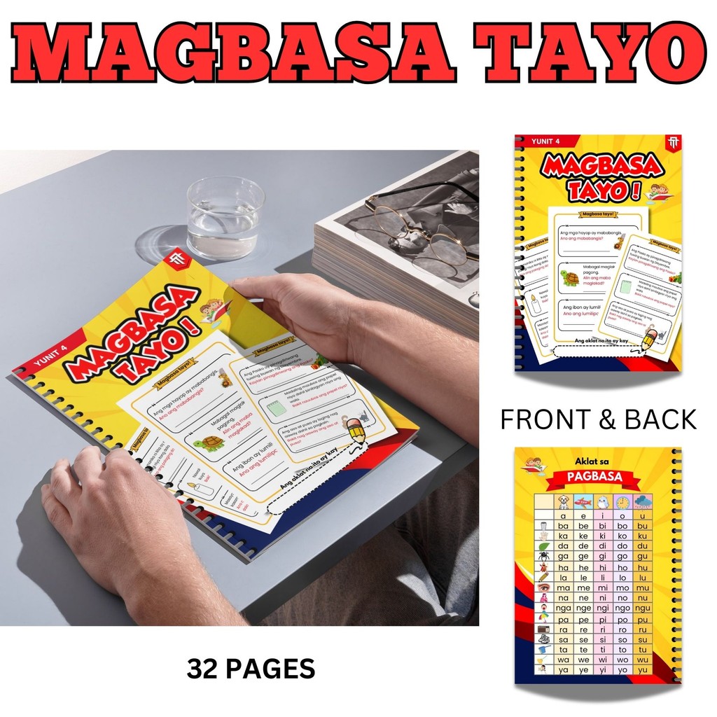 Aklat sa Pagbasa Filipino - Abakada, Marungko, Magbasa Tayo, Maikling ...