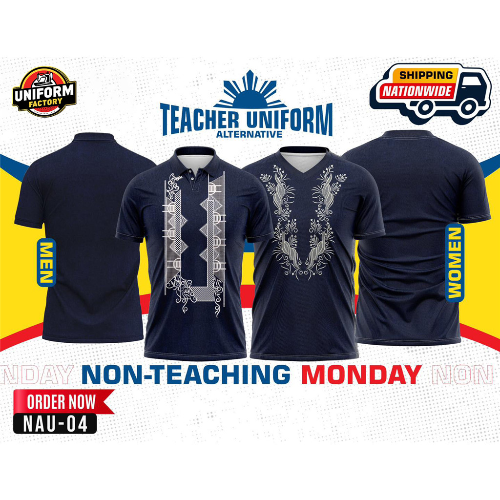Deped Uniform 2025 Full Sublimation Deped Tshirt For Non Teachers ...