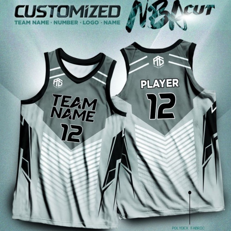 GREY ARMOR Basketball sando and short customized for adult and kids NBA ...