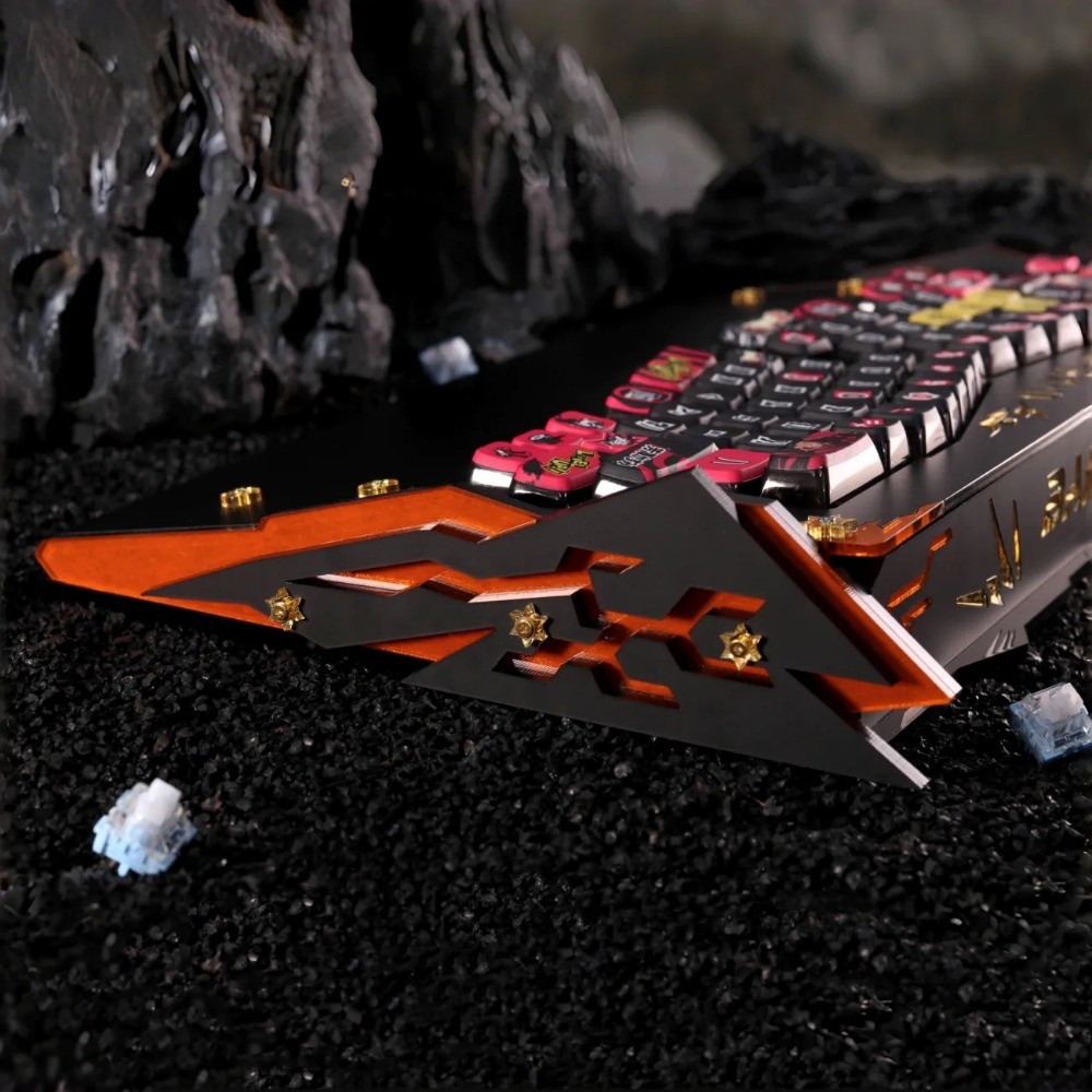 PERSONA Pudding Keycap OEM Profile 120 Keys PBT PC Four-sided Light ...