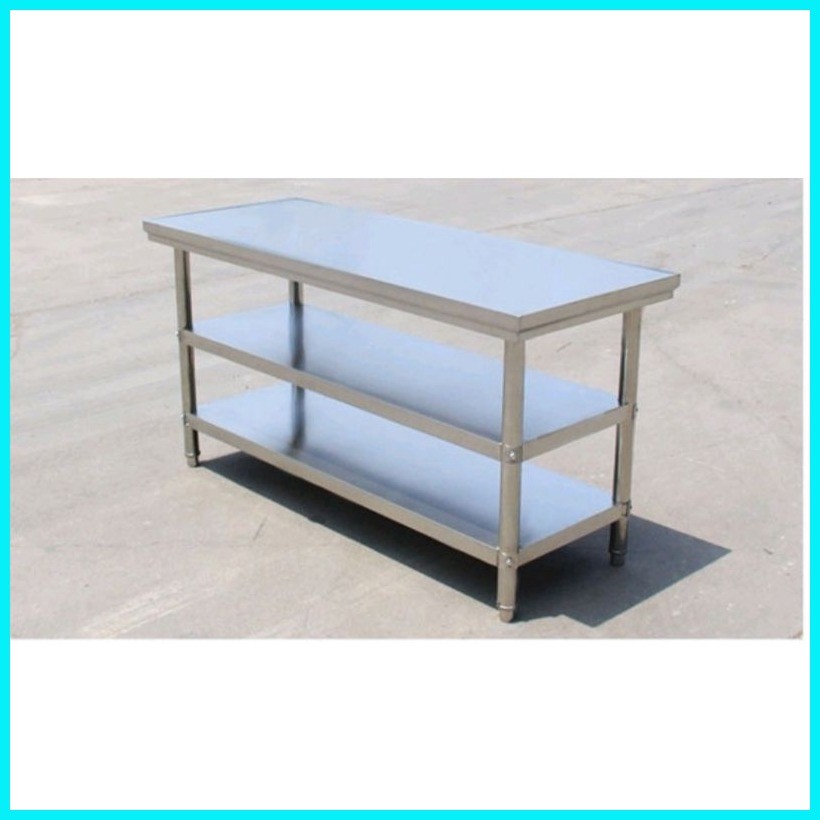 100cm x 60cm x 80cm stainless working table / stainless preparation ...