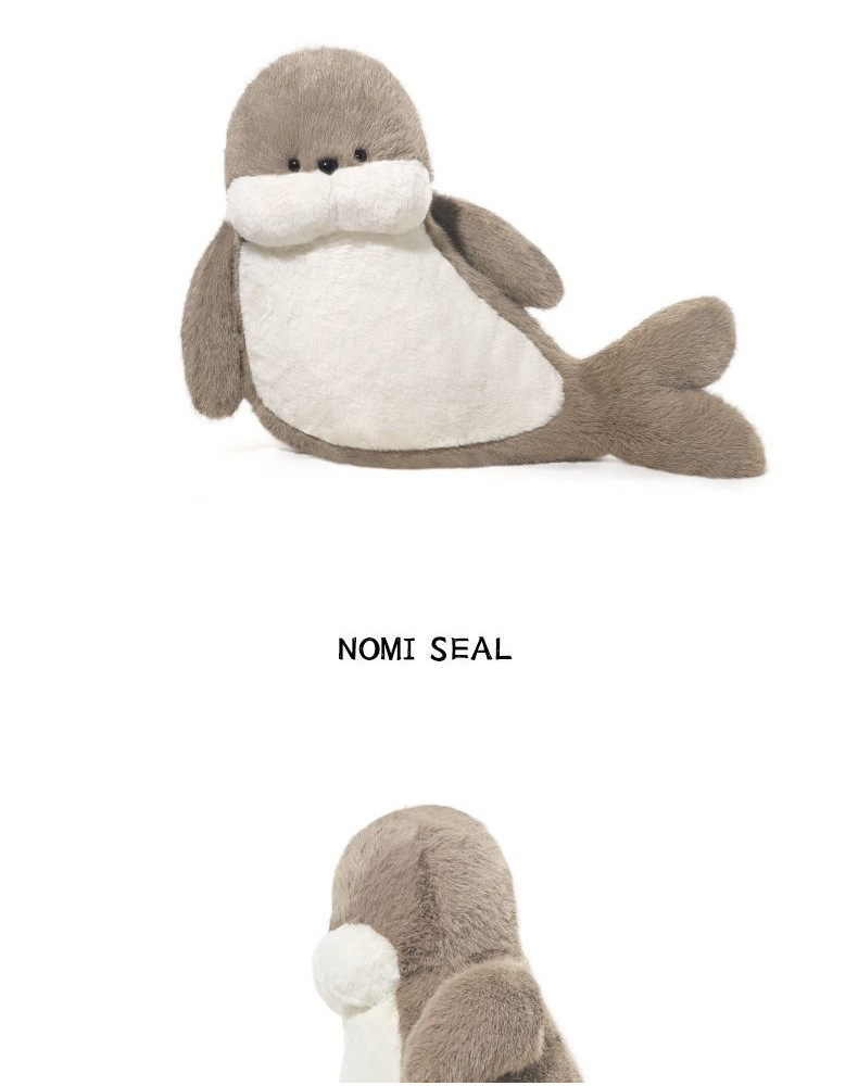 Catch Fun Nomi Seal Plush Toy Cute Super Soft Doll Cute Sleeping Pillow ...