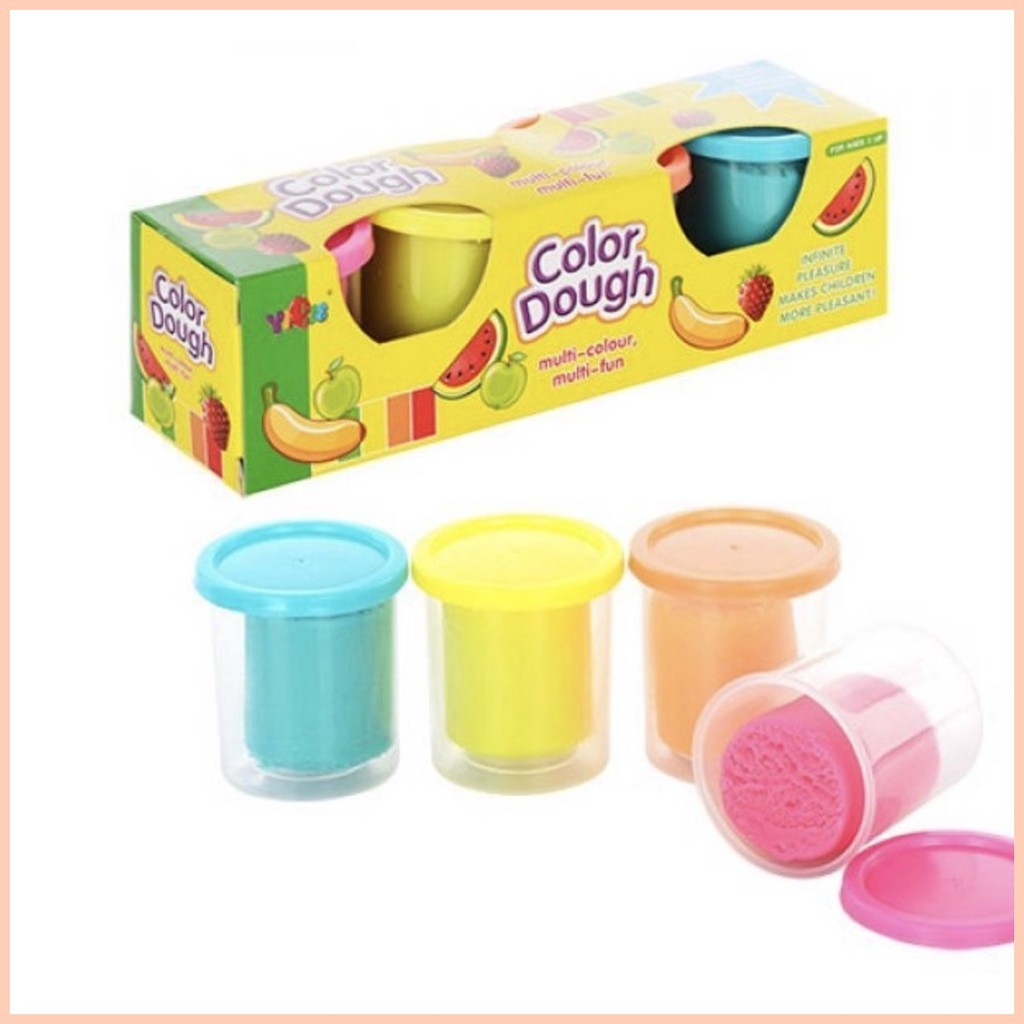 4in1 color clay dough play doh toys Safe and non-toxic colored clay non ...
