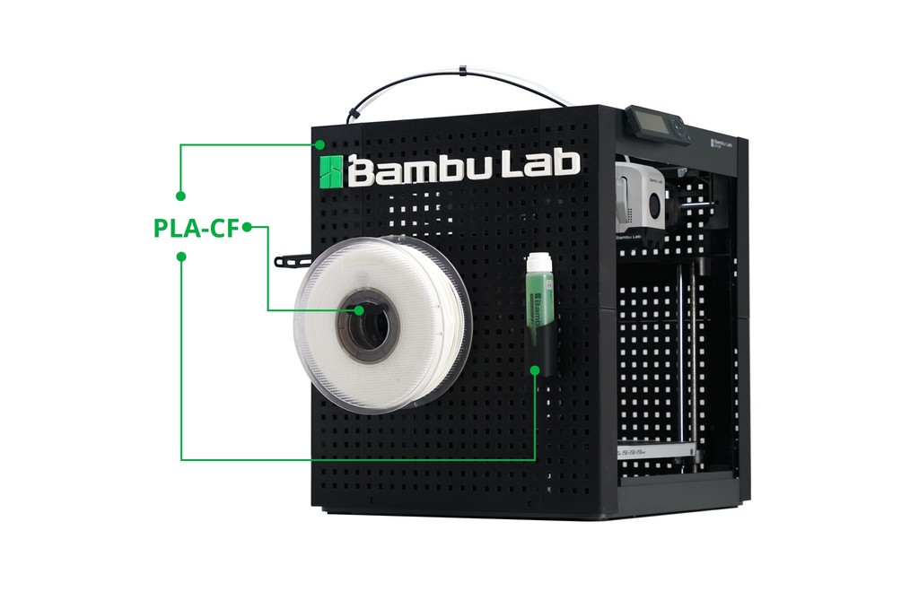 Bambu Lab PLA-CF 3D Printer Filament 1.75mm 1KG | Shopee Philippines