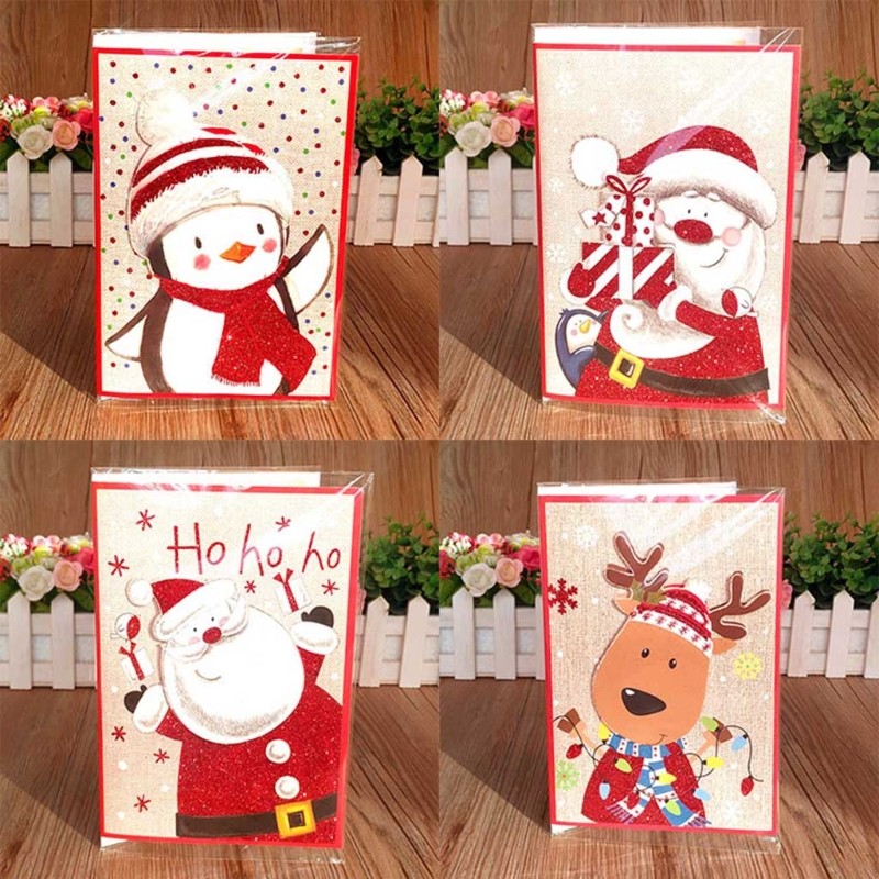 Christmas Music Light Up Greeting Card with Music Postcard Invitation ...