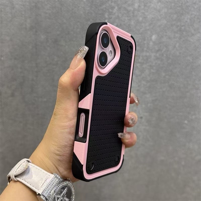 Luxury Matte 3-in-1 Shock-proof Hard Phone Case for iPhone 16 Pro Max 15 14 13 12 11 Pro Max 16 ...