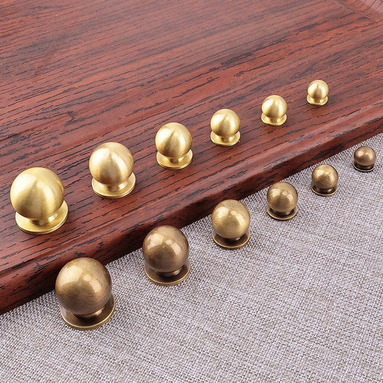 Bead Antique Cabinet Handle Small Drawer Handle New Chinese Solid Brass ...