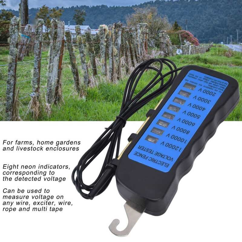 Portable 9 Fence 12KV Neon Fence Voltage 2000 to 12000V 8 Neon Indior ...