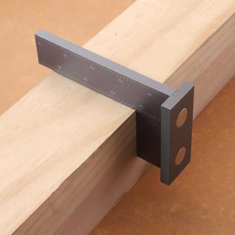 90-Degree d Right Angle Square L Shaped 90 Degree Wide Base Ruler For ...