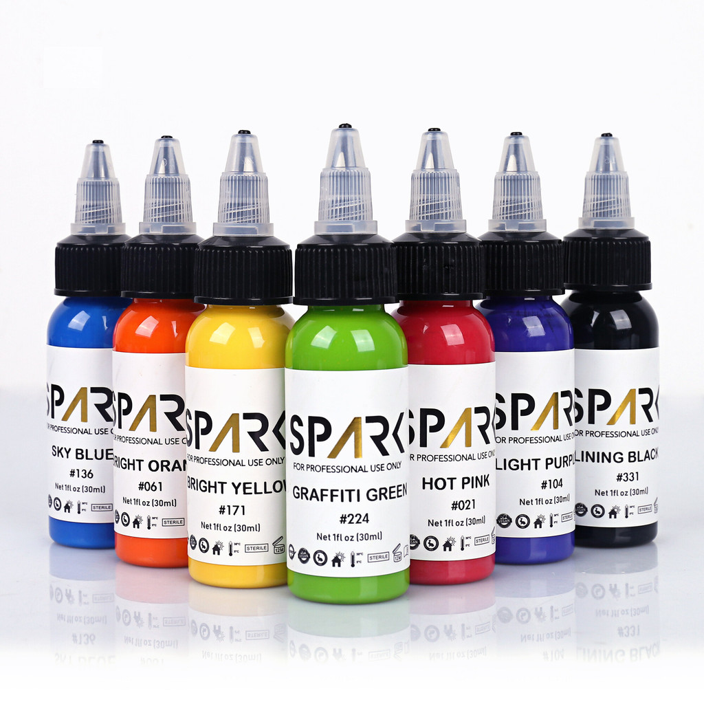 Spark Permanent Tattoo Body Painting Ink 30ml Professional Safety PMU ...