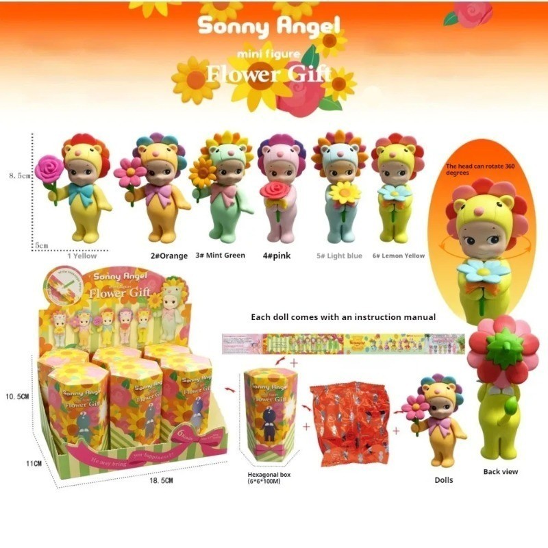 Sonny Angel Blind Box Party Angel Birthday Cake Blind Box Anime Figures ...