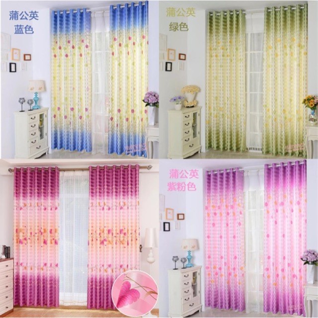 ♞COD thick window curtain mix rondom design | Shopee Philippines