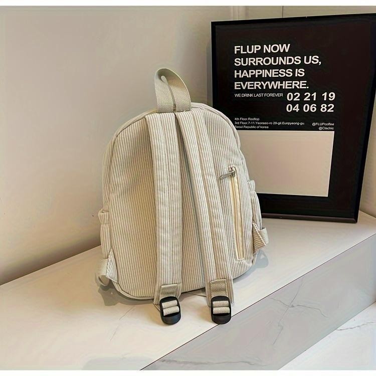Dodo Corduroy backpack women's backpack fashionable small size suitable ...