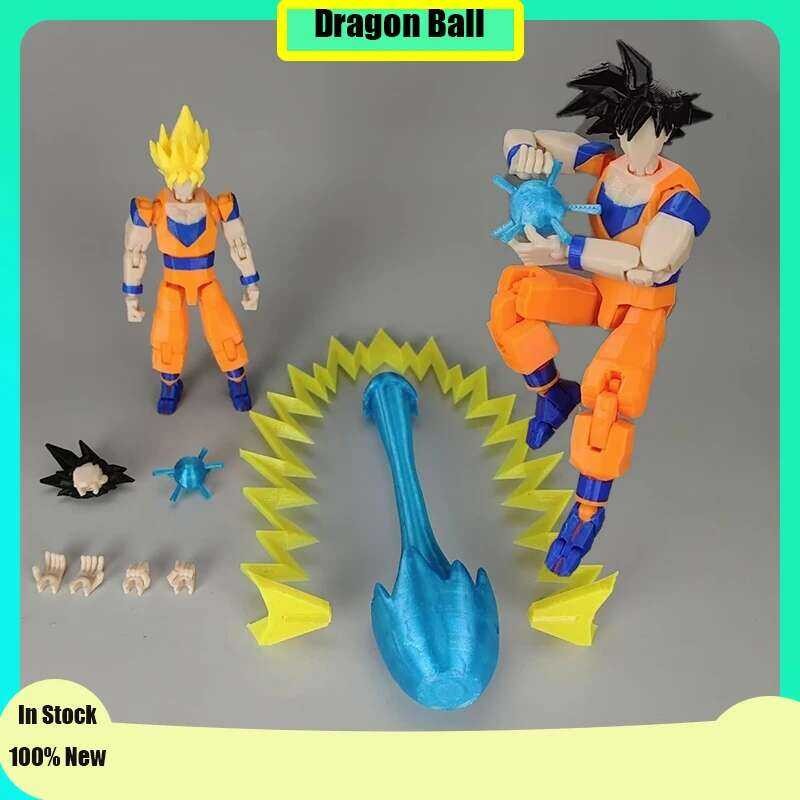 3D Printed Dragon Goku Saiyan Anime Multi-Jointed Shapeshift Action ...