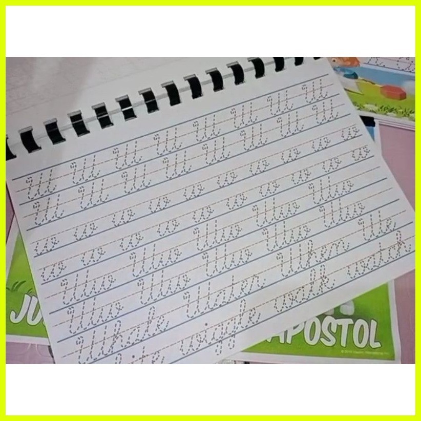 Cursive tracing name pad cursive tracing alphabet letters | Shopee ...