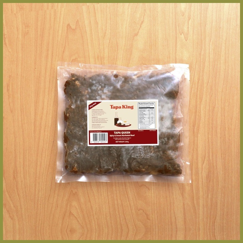 Tapa King Spicy & Sweet Beef Tapa - Tapa Queen 250g | Shopee Philippines