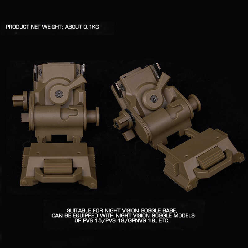 WoSporT Tactical NVG Mount L4G24 Fast Helmet CNC DEVGRU Navy SeaLs ODA ...