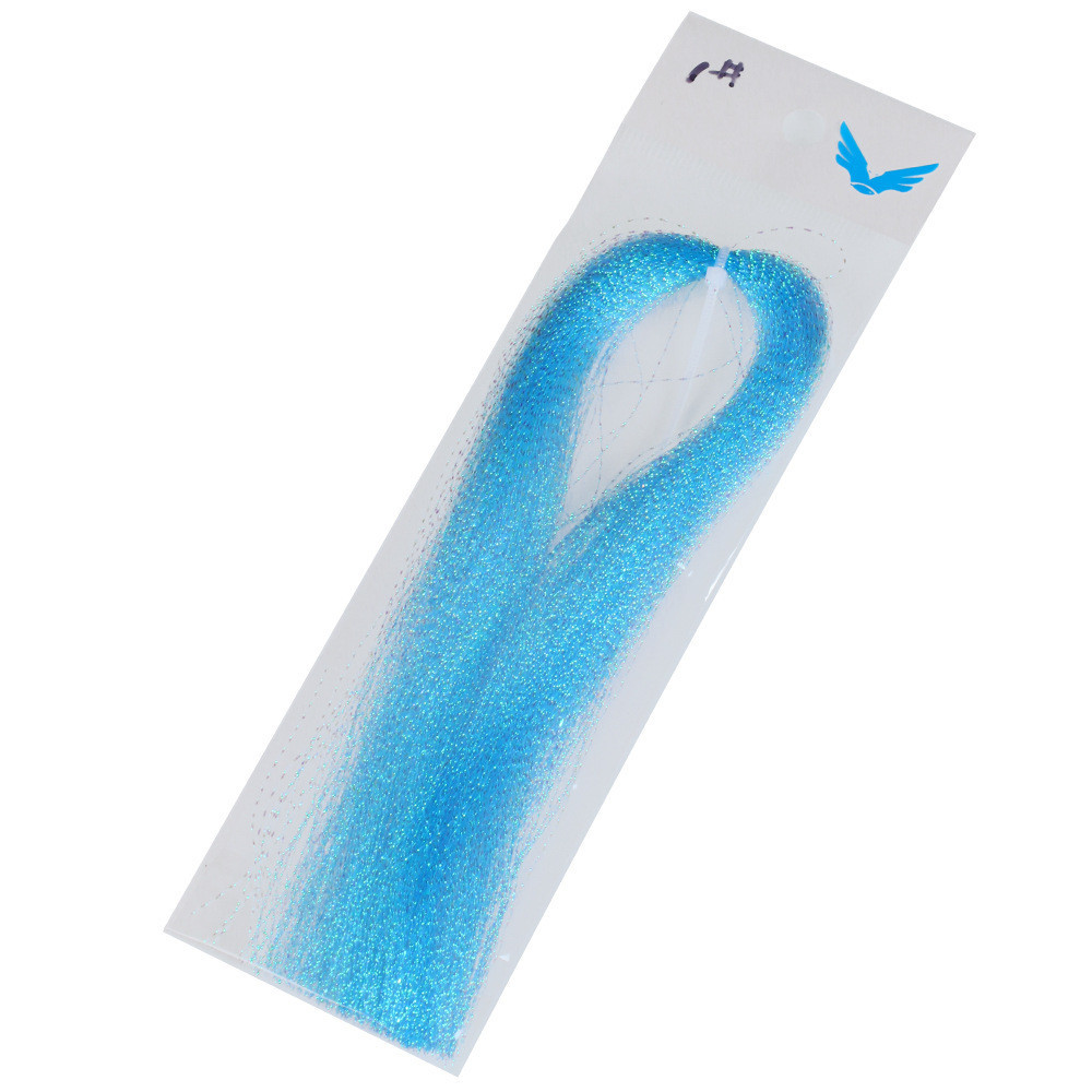 1Pc Colored Fur Hook Binding Material Spiral Bright Silk DIY Iron Plate ...