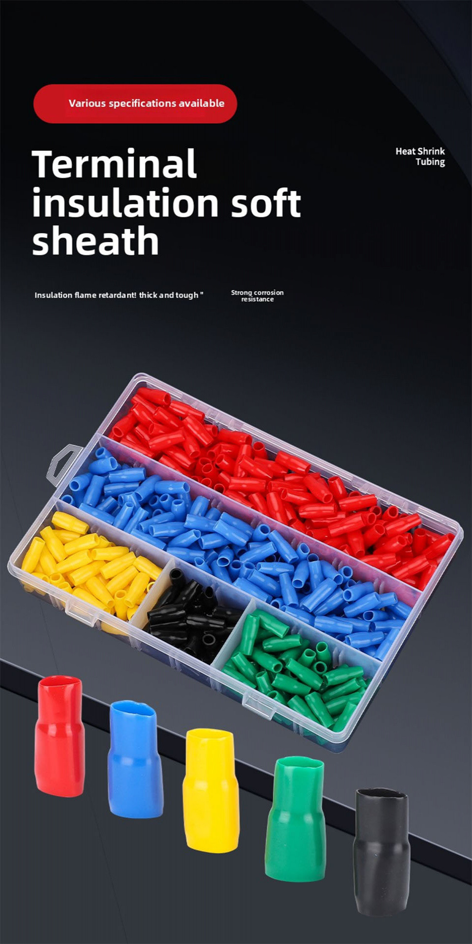 Terminal Insulation Soft Sheath V-2/3.5/5.5/8Flame Retardant High ...