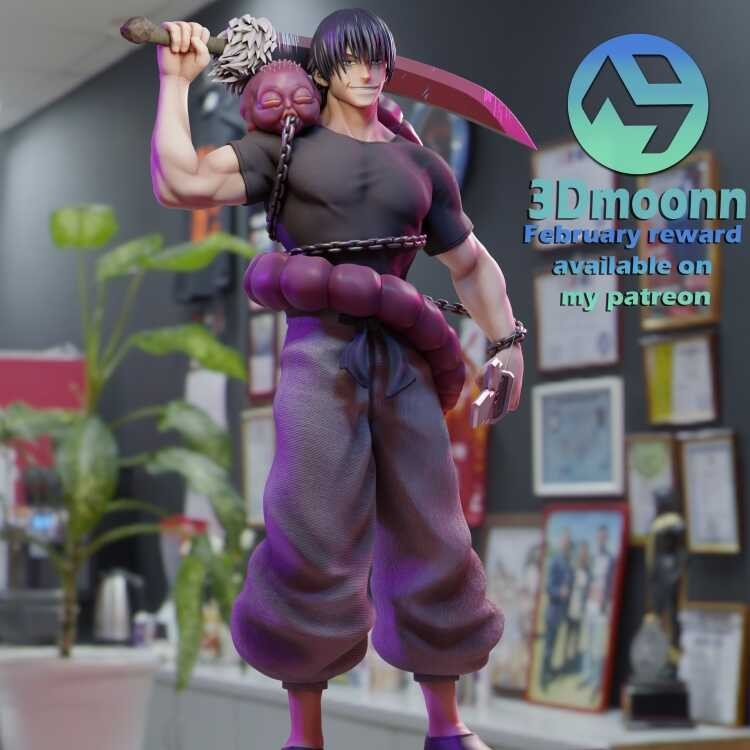 Jujutsu: Battle Of Fuhe, 3D Printing, Drawing, Model, Handmade, STL ...