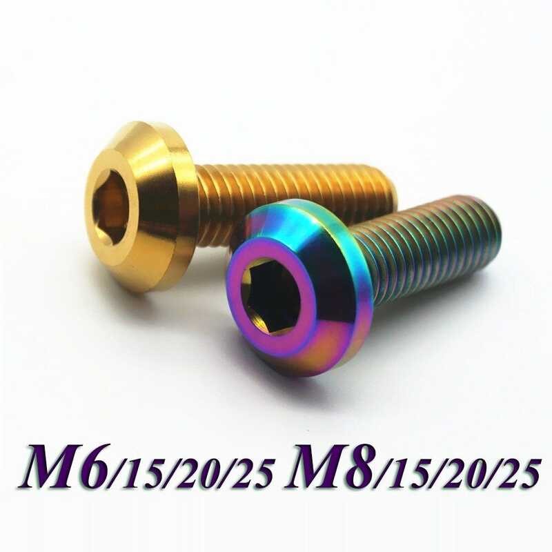 ve 1Pc M6 M8 Titanium Screws For Motorcycle Diy Disc Brake Rotor ...