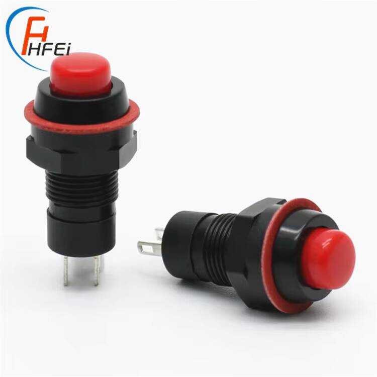 10Mm 2-Step Push Ds-211 213 Self-Locking Momentary Plastic No NC Button ...