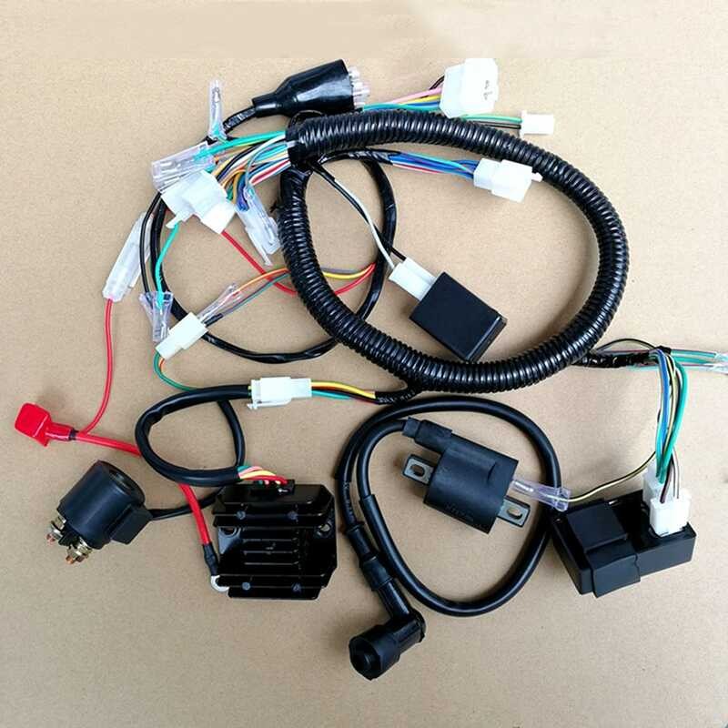 Motorcycle 9 Electrical Wiring Harness Wire Cable For Honda Jig Dayang ...
