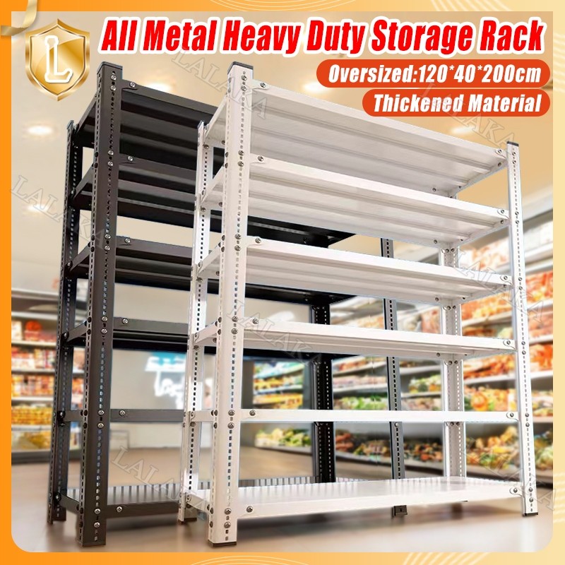 All Metal Rack Heavy Duty Steel Rack Organizer 6 Layer Steel Shelf ...