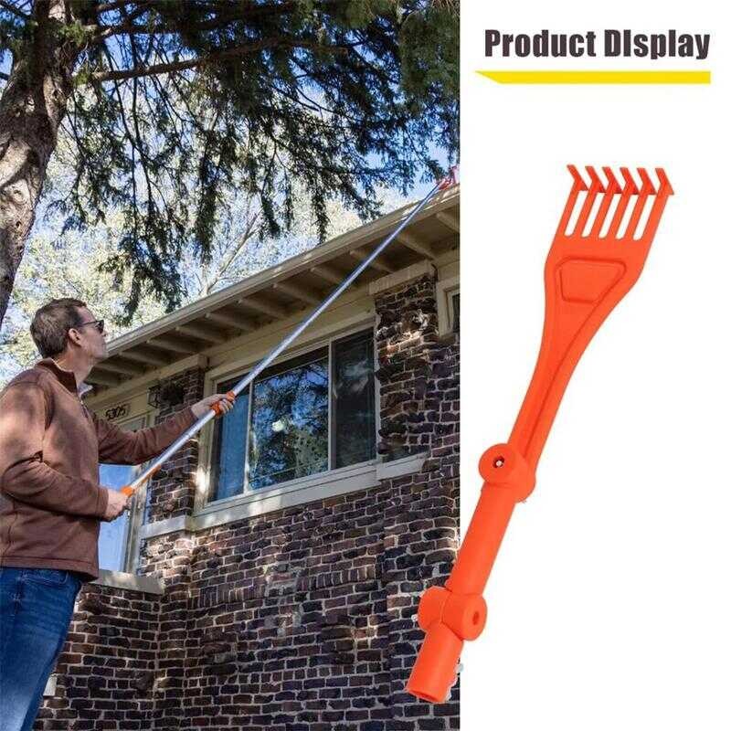 Rake Gutter From Ground Mini Rake With Swivel Handle Gutter Cleaning ...