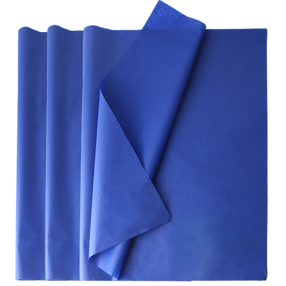 100 Sheets Royal Blue Tissue Paper 50x66cm Blue Wrapping Paper Bulk ...