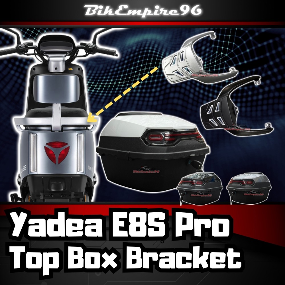 Yadea E8S Pro Top Box Bracket Luggage Rear Rack Carrier Shelf Top Box ...