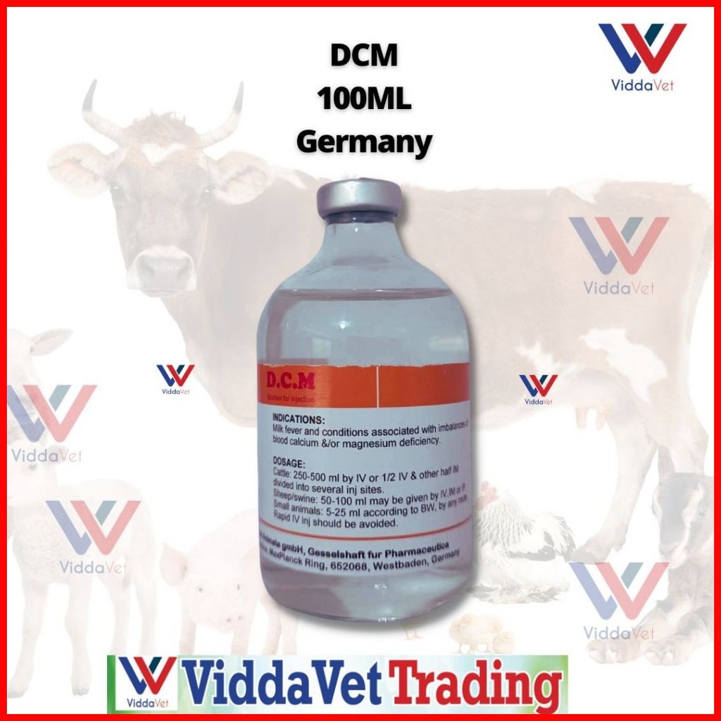 DCM I.njectable (Dextrose, Calcium, Magnesium) Germanay for animals 100 mL | Shopee Philippines