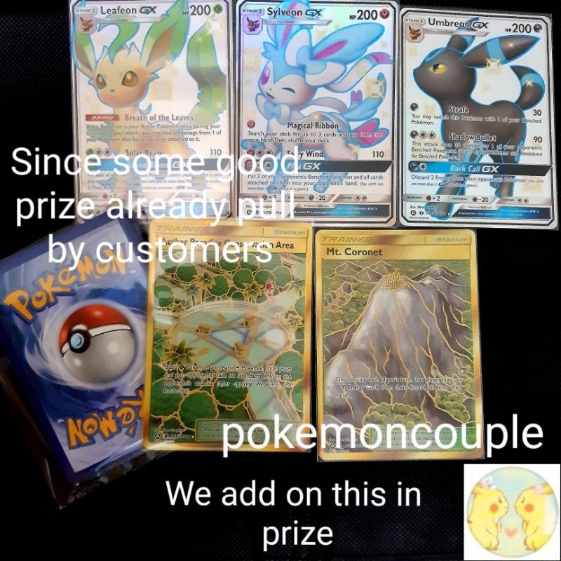 in stock Pokemon pack PTCG 11 Cards SELF DESIGN pack(you will get ...